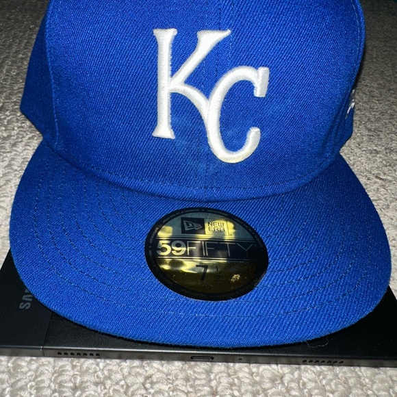 New Era | Accessories | New Era Royal Blue Kc 59fifty Hat | Poshmark